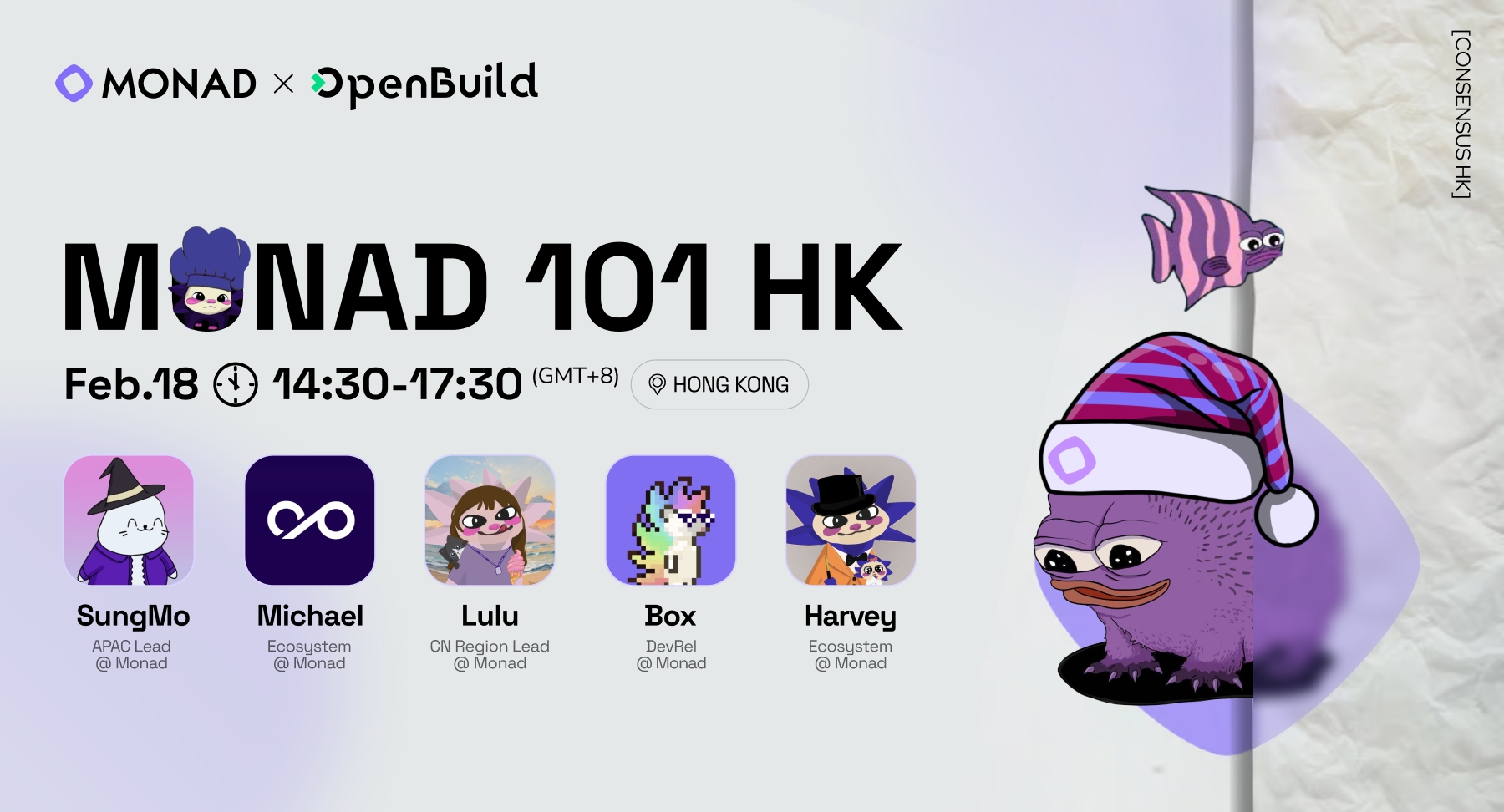 Monad 101 香港 | Consensus Hong Kong | OpenBuild